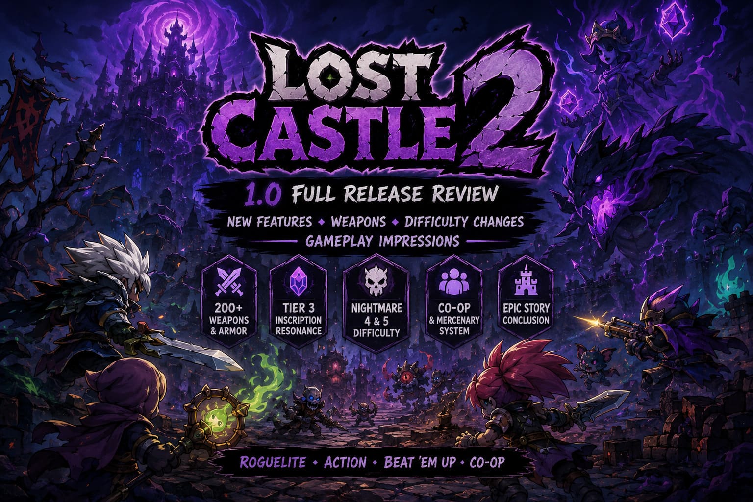 Lost Castle 2 1.0 Full Release Review - New Features, Weapons ...